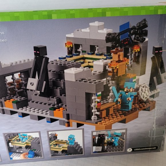 Lego | Toys | Lego Minecraft 2124 The End Portal Steve Endermen Cave ...